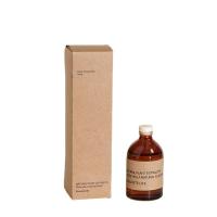 China Aromatherapy Glass Bottle Brown Perfume 100ml Luxury Reed Diffuser for sale