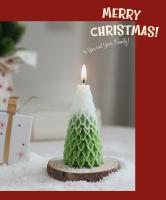 China AROMA HOME Wholesale Luxury Christmas Tree Shape Novelty Soy Wax Scented Candle for sale