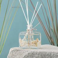 China Unique Bottles Gift Box Cover Container Ocean Scented Oil Glass Reed Diffuser for sale
