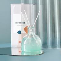 China Ocean Gardenia Room Glass Bottle Aromatic Oil Scent Stick Reed Diffuser For Home Spa for sale