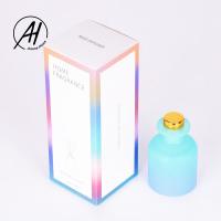 China Home Decor Fragrance Gradient Essence Oil Aroma Reed Diffuser With Box for sale