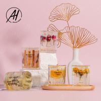 China Popular Style Customized Aromatherapy Gift Box Real Flower Jelly Cup Wax for sale