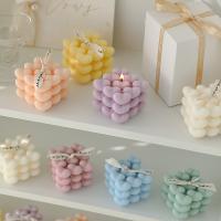 China Custom Love Rubik'S Cube Indoor Scented Candles Handmade Creative for sale