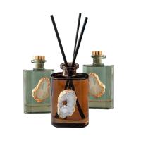 China AROMA HOME Amber Crystal Essential Oil Reed Diffuser Sets 180ml For Bedroom for sale