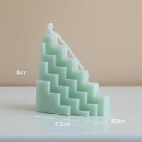China Custom Gift Geometric Aromatherapy Home Fragrance Interior S Shape Candle Small for sale