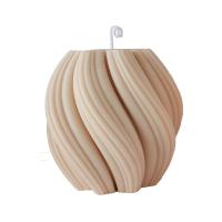 China Aroma Home Unique Stock Vortex Shape Soybean Wax Scented Candle For Weddings Hotel for sale