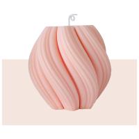 China Aroma Home Unique Stock Vortex Shape Soybean Wax Scented Candle For Weddings Hotel for sale
