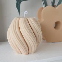 China Aroma Home Unique Stock Vortex Shape Soybean Wax Scented Candle For Weddings Hotel for sale