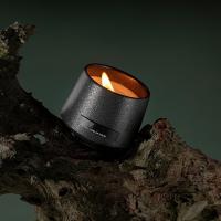 China Fragrance Customized Black Ceramic Gift Scented Candle For Home Decor for sale