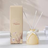 China 50ml Glass Bottle Fragrance Stick Aroma Luxury Home Scents Reed Diffuser for sale