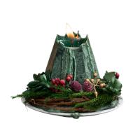 China Custom Christmas Tree Shaped Aromatherapy Soy Wax Scented Art Candles For Christmas for sale