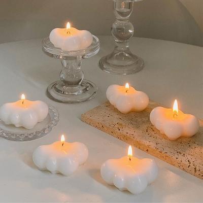China Aromatherapy Gift INS Room Decor Custom Colored White Cloud Scented Candle for sale