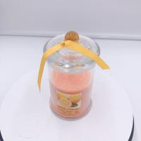 China Oem Organic Orange Soy Wax Scented Mason Jar Candle  For  Sleep for sale