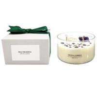 China Aroma Home glass Scented soy Wax Organic Candle With Screw Lid for sale