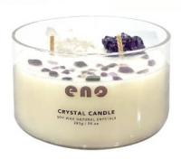 China Aroma Home glass Scented soy Wax Organic Candle With Screw Lid for sale