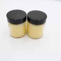 China Lemon Verbena Yellow Glass Jar Scented Candle Hand Poured Soy Candles With Black Lid for sale
