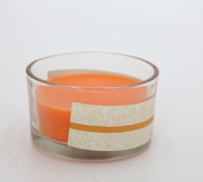 China Reusable Clear Glass 3 oz scented candles For Holidays Birthday Party for sale