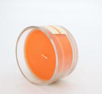 China Reusable Clear Glass 3 oz scented candles For Holidays Birthday Party for sale