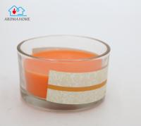 China Reusable Clear Glass 3 oz scented candles For Holidays Birthday Party for sale