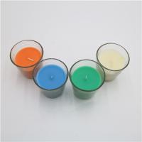 China Colorful SGS Glass Jar Scented Candle 3.5oz For Home Decoration for sale