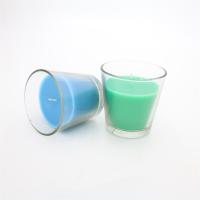 China Colorful SGS Glass Jar Scented Candle 3.5oz For Home Decoration for sale