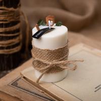 China OEM Pillar Vegan Soy Wax Scented Candles 10.5 Oz Square shape for sale