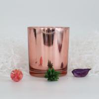 China Customized Empty Glass Votive Candle Cups Tealight Candle Jars 8x9 for sale