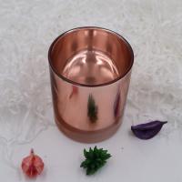 China Customized Empty Glass Votive Candle Cups Tealight Candle Jars 8x9 for sale