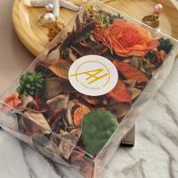 China Handmade Peach Potpourri Scented Flowers For Wardrobe Hotel for sale