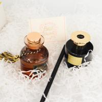China Aroma Reed Diffuser 126ml Luxury Gift Set In Brown Bottle For Home Fragrance for sale