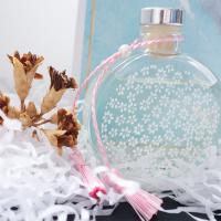 China Aroma Reed Diffuser 130ml Luxury Gift Set With Pink Knot And Rigid Box for sale