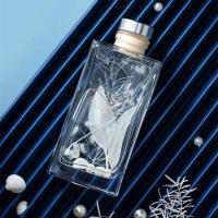 China Aroma Reed Diffuser 150ml Square Perfume Luxury Gift Set With Dried Flower for sale