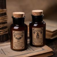 China Retro Bottle Cork Scented Aroma Therapy Candles Spearmint And Eucalyptus Candle for sale