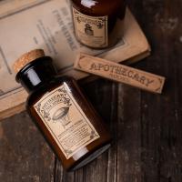 China Retro Bottle Cork Scented Aroma Therapy Candles Spearmint And Eucalyptus Candle for sale