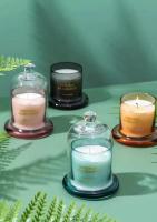 China Glass Dome Aromatherapy Aroma Home Candle Gift Sets for sale