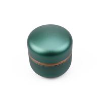 China ODM 6 Oz Tin Container Candle Red Green Round With Coffee Bean for sale