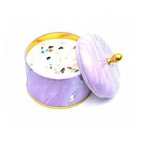 China Handmade Scented Soy Wax Metal Tin Can Candle 100ml 250ml for sale