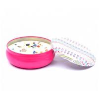China 8oz Empty Patterned Candle Tins Romantic Candle Light Bedroom With Lids for sale