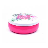 China 8oz Empty Patterned Candle Tins Romantic Candle Light Bedroom With Lids for sale