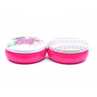 China 8oz Empty Patterned Candle Tins Romantic Candle Light Bedroom With Lids for sale