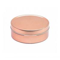 China Scented Soy Wax Aluminum metal Mini Tin Candles For Votive Tealight 3oz for sale