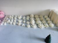 China Customized Shell Flower Paraffin Wax Candle Different Shapes for sale