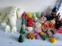 China Customized Shell Flower Paraffin Wax Candle Different Shapes for sale