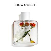 China Room Perfume Aroma Reed Diffuser 100ml With Dried Flowers Decoration for sale
