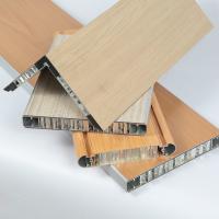 China Wood Grain HPL Decoration Aluminum Honeycomb Core Sandwich Panel 5mm-50mm Thickness for sale