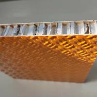 China High Strength Glass Fiber Aluminum Honeycomb Panel 10mm for Yacht Deck for sale