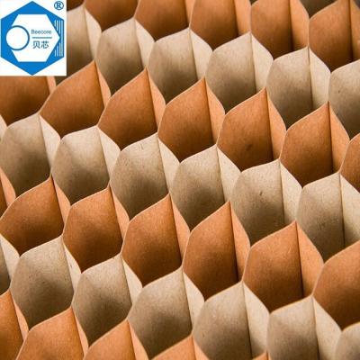 China Customized 120g 140g 220g Paper Honeycomb Core for Door Big Cell Size 20mm 25mm for sale