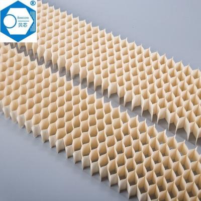 China White Flame Retardant Paper Honeycomb Core 25mm Cell Size for Furniture and Door Filling for sale