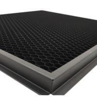 China Aluminum Honeycomb Light Grills 0.4-5mm Side Length with Custom Frames for LED Lighting and Photography for sale