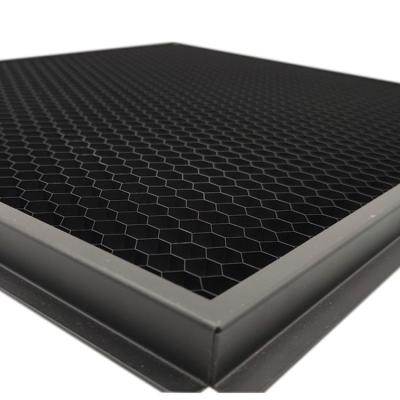 China Aluminum Honeycomb Light Grills 0.4-5mm Side Length with Custom Frames for LED Lighting and Photography for sale